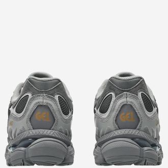 Asics Unisex Sneakers Gel-Nyc Grey Leather Upper Trainers