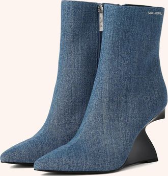 Karl Lagerfeld Stiefel blau