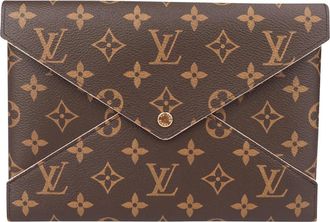 Louis Vuitton Crossbody Bags - Louis Vuitton Canvas Monogram Kirigami Clutch - Gr. unisize - in Braun - für Damen