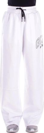GCDS Gcds, Femme, Pantalons, Blanc, Taille: 40 FR Pantalons