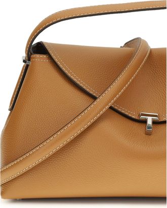 Toteme T-Lock Shoulder Bag - Tan