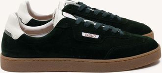 Faguo Baskets vertes cuir & su&egrave;de - LUMBO