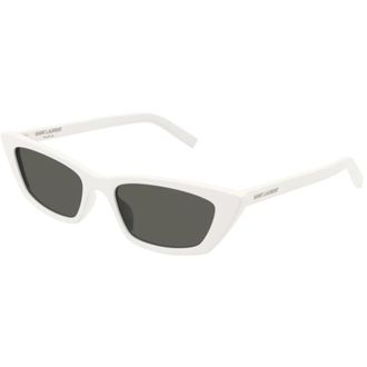 Saint Laurent Cat-Eye-Sonnenbrille - - Accessories - unisex - Wei&szlig; - 52 MM