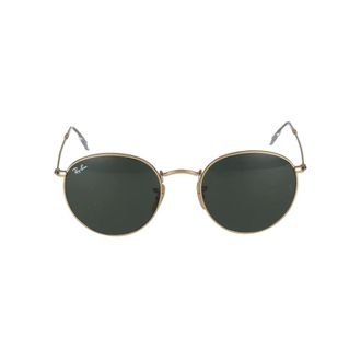 Ray-Ban Homme, Accessoires, Jaune, Taille: 53 MM Rb3447 Lunettes de soleil rondes en m&eacute;tal