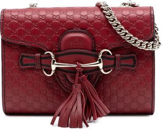 Gucci 2016-2025 Mini Microguccissima Emily crossbody bag - Rot