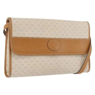 Gucci Sac bandouli&egrave;re en PVC Pre-owned - Femme - Pre-owned - Beige - Taille: ONE Size