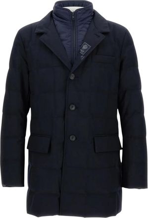 Fay Herren, Mäntel, Blau, 2XLGröße