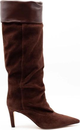 Julie Dee Kniehohe Stiletto-Stiefel - - Shoes - Damen - Braun - 40 EU