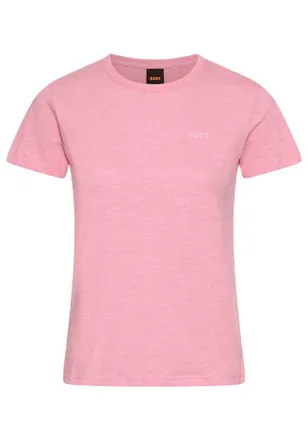 HUGO BOSS T-Shirt Esla Premium Damenmode mit Rundhalsausschnitt