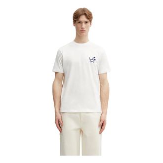 Paul Smith T-shirt imprim&eacute; flock - Homme - Tops - Blanc - Taille: L