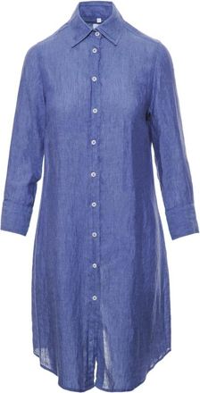 Bastoncino Femme, Robes, Bleu, Taille: 40 FR Robe Chemisier Courte