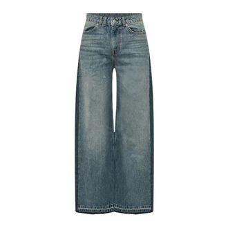 BA&SH Jean large Mislav - Femme - Jeans - Bleu - Taille: 40 FR