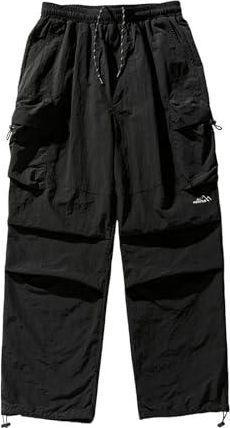 Generic Pantalon avec Fermeture &Eacute;clair en Bas Homme Large Gris Patte Flare Ecru Marche Super Matelass&eacute; Pull Plaqu&eacute;es Plaqu&eacute;e Am&eacute;ricain 60 Delave Tombe Samoura