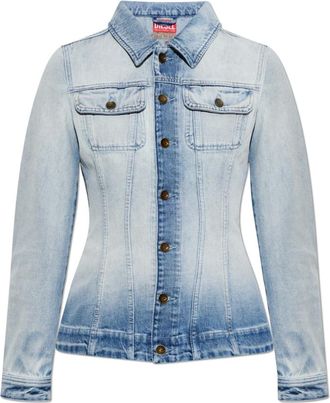 Diesel Femme, Vestes, Bleu, Taille: 38 FR De-Katerin-S Jacket