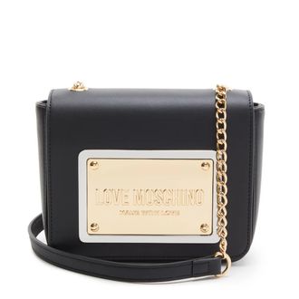 Love Moschino Crossbody Bags - Vitello Umhängetasche - Gr. unisize - in Schwarz - für Damen