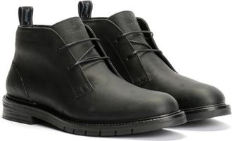 Tower London Armour Bottes à lacets en cuir pour homme Noir, Noir, 39 2/3 EU
