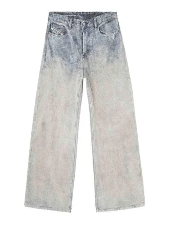 Diesel Jean Droit - Bleu