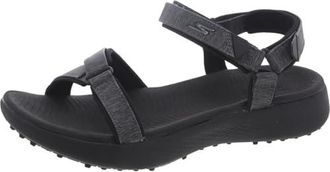 Skechers Skechers Womens 600 Spikeless Golf Sandals Shoe, Black, 7 M US