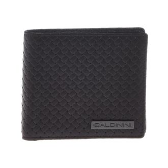Baldinini Geldb&ouml;rse aus Leder mit Webmuster - - Accessories - Herren - Braun - ONE SIZE