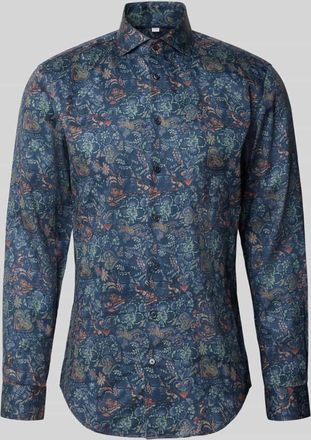 Jake*s Slim Fit Businesshemd aus reiner Baumwolle