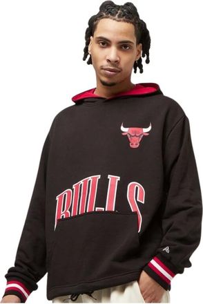 New Era Homme, Sweatshirts et sweats &agrave; capuche, Noir, Taille: 2XL Sweat &agrave; capuche oversize NBA Arch Graphic