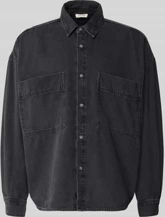American Vintage Relaxed Fit Jeanshemd mit Kentkragen Modell JAZY