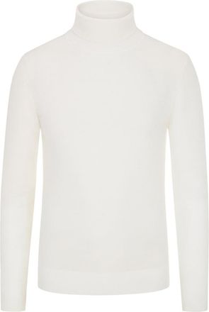 Tom Rusborg Glatter Rollkragenpullover aus maschinenwaschbarer Merinowolle in