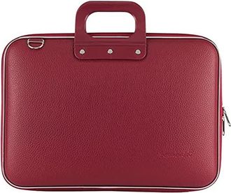 Bombata Classic - Mallette pour ordinateur portable - Sac &agrave; bandouli&egrave;re - Rosso borgogna 17