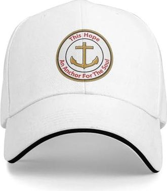 Generic Chapeau dHomme, This Hope an for The Soul Cap Fashion Casquettes de Baseball d&eacute;contract&eacute;es Casquettes de Baseball Ajustables Hip Hop Summer Unisex Bas