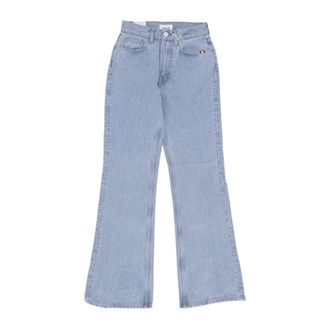 Amish Wide Jeans - - Jeans - Damen - Blau - W27