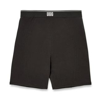 UGG Ugg, Femme, Shorts, Noir, Taille: 36 FR Corilynn Logo Biker Short