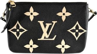 Louis Vuitton Pre-owned Sac Bandouli&egrave;re Pochette Monogram Empreinte - Femme - Pre-owned - Noir - Taille: ONE Size