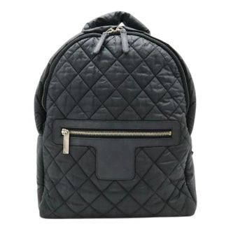 Chanel Pre-owned Cocoon Nylon Leather Backpack - - Pre-owned - Damen - Schwarzk - ONE SIZE
