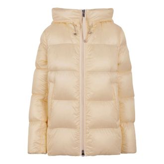 Moncler Femme, Vestes, Jaune, Taille: 36 FR Doudoune courte Serittes
