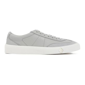 Dior Homme, Chaussures, Gris, Taille: 46 EU Baskets en cuir avec d&eacute;tail en daim