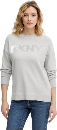 DKNY Dkny, Damen, Strickwaren, Grau, XSGr&ouml;&szlig;e