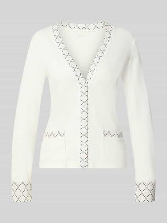 Marc Cain Cardigan mit V-Ausschnitt und Knopfleiste