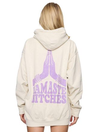 Worldclassca Hoodie Worldclassca Oversized Hoodie NAMASTE Kapuzenpullover Sweatshirt