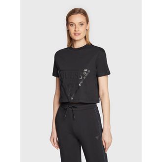 Guess T-Shirt Adele V2YI06 K8HM0 Schwarz Regular Fit