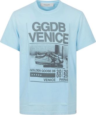 Golden Goose Homme, Tops, Bleu, Taille: S Golden Goose T-shirts et Polos