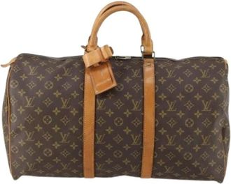 Louis Vuitton unisex, Pre-owned, Brun, Taille: ONE Size Sac Week-end en Toile Pre-owned