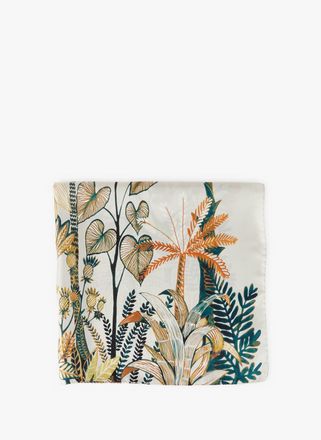 Au Printemps Paris Carr&eacute; de soie imprim&eacute;