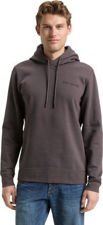 Tom Tailor Herren 1048635 Hoodie Sweatshirt, 10899-Tarmac Grey, 3XL