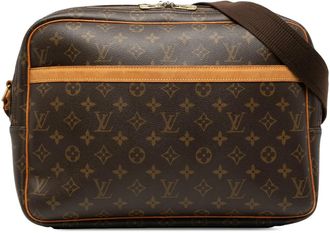 Louis Vuitton Hobo Bags - Monogram Reporter GM - Gr. unisize - in Braun - f&uuml;r Damen