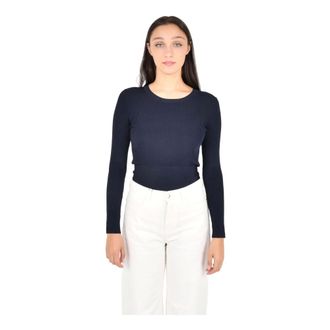 Pennyblack Femme, Pulls, Bleu, Taille: 40 FR Tricot ras du cou