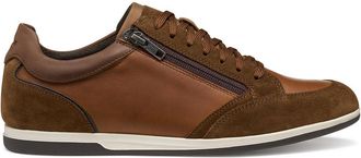 Geox Herren U Renan Sneaker, Brown, 44 EU