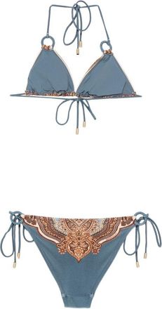 Zimmermann Mahon Bikini - Blue
