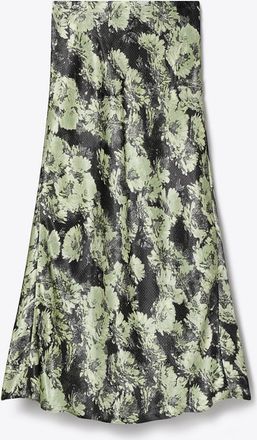 Tory Burch Damen Bedruckter Satinrock