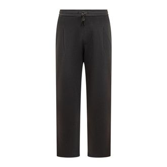 A Paper Kid Sweatpants - Stilvoll und Bequem - - Trousers - Herren - Schwarzk - XS