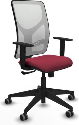 Piqueras y Crespo PC-Schreibtischstuhl mit 1D-Armlehnen, h&ouml;henverstellbare Lendenwirbelst&uuml;tze, ausgestattet mit 3 Positionen und Schneidschaum, mit Rollen von 65 mm, Pa